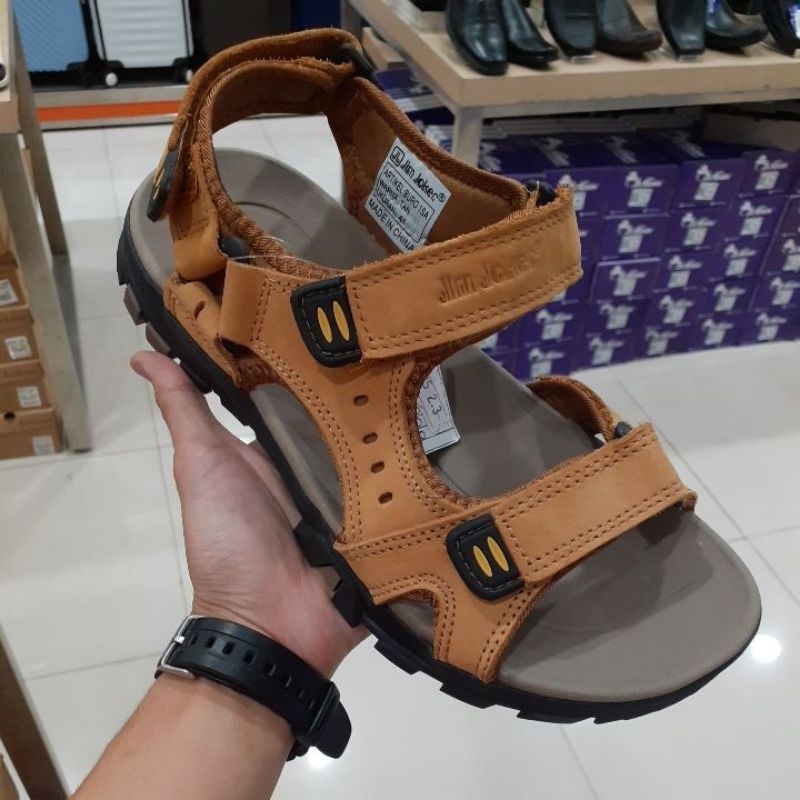 Jual Sandal JIM JOKER (KULIT ASLI) Pria Terbaru 39- 43 (100% ORIGINAL ...