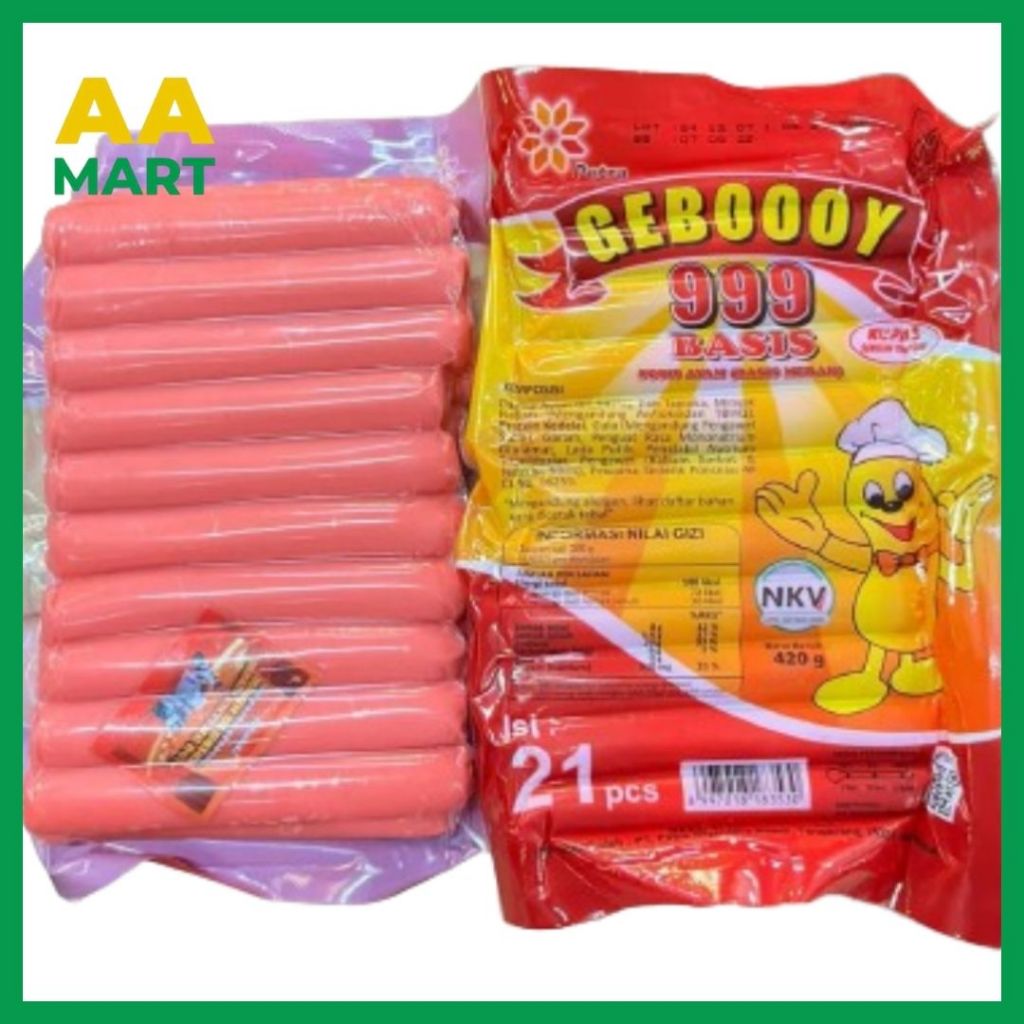 Jual GEBOY 999 Basis Sosis Merah ISI 21 PCS | Shopee Indonesia