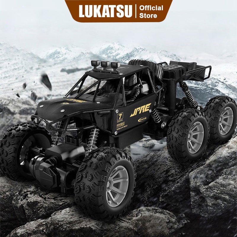 Jual LUKATSU Mainan Kendaraan Off-Road RC Paduan Enam Roda 1:18 Mobil ...