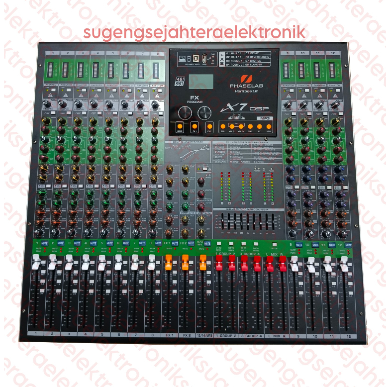 Jual Mixer Analog Phase Lab HERITAGE 12 - Phaselab 12 channel Original ...