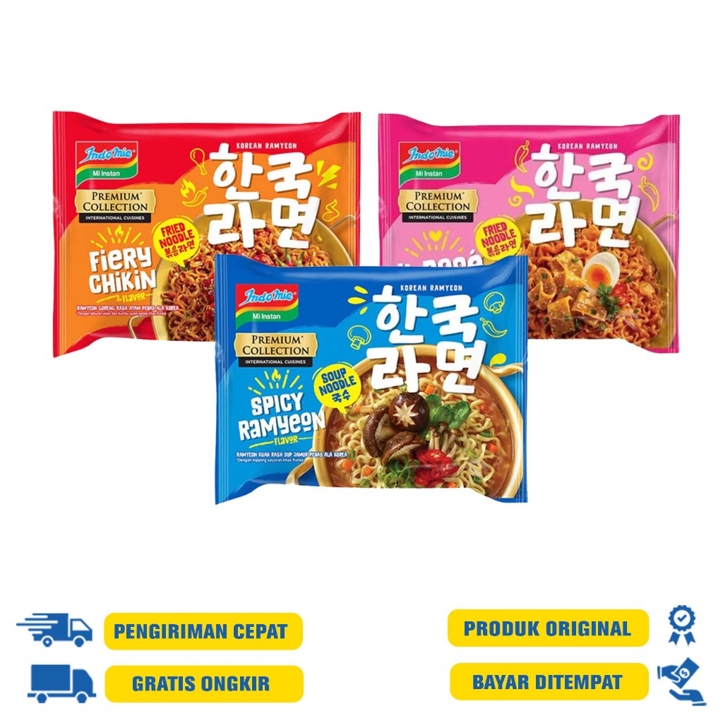 Jual Indomie Korean Premium 85gr | 94gr - K Rose | Spicy Ramyeon | Fiery Chicken | Shopee Indonesia