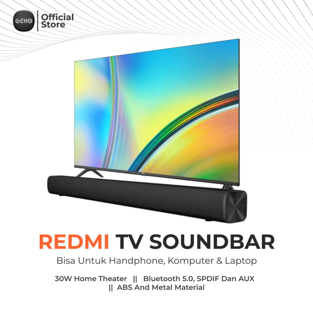 Jual Redmi TV Soundbar Wired and Wireless Bluetooth Speaker HiFi Sound ...