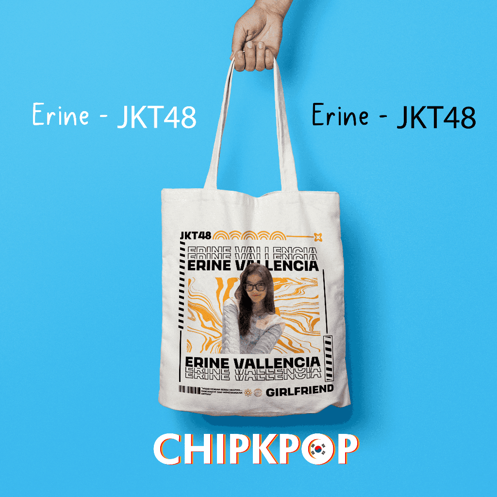Jual [PAKET SET ERINE] [JKT48] I TOTEBAG OSHI ERINE JKT 48 FANMADE BISA ...