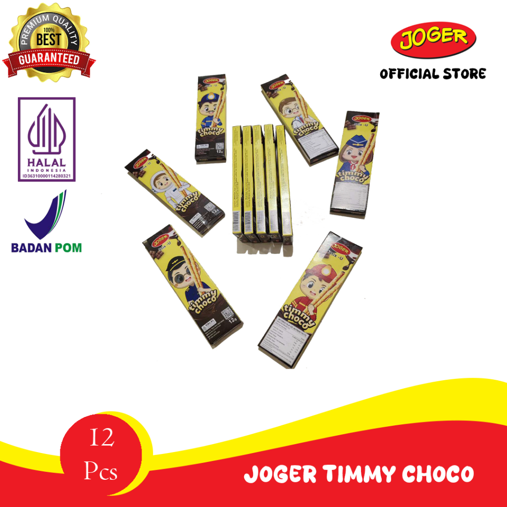 Jual Joger Wafer Timmy Choco Cokelat Stick | Shopee Indonesia