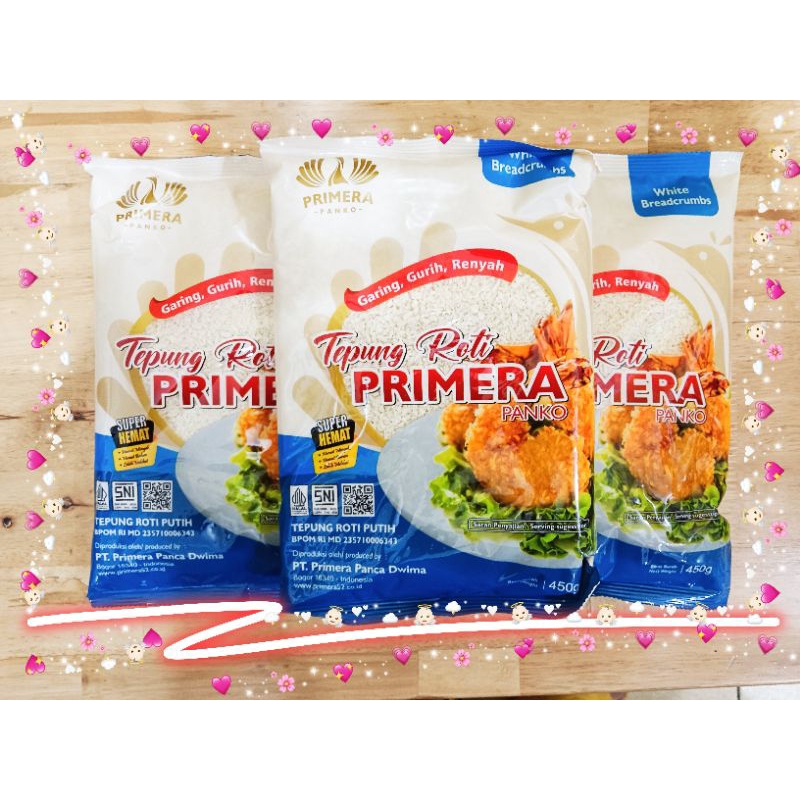 Jual Primera Panko Roti Tepung putih 450gr/panir putih | Shopee Indonesia