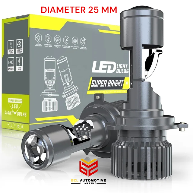 Jual BZL LAMPU LED MOBIL MOTOR H4 MINI PROJEKTOR PROJIE ORIGINAL SUPER ...