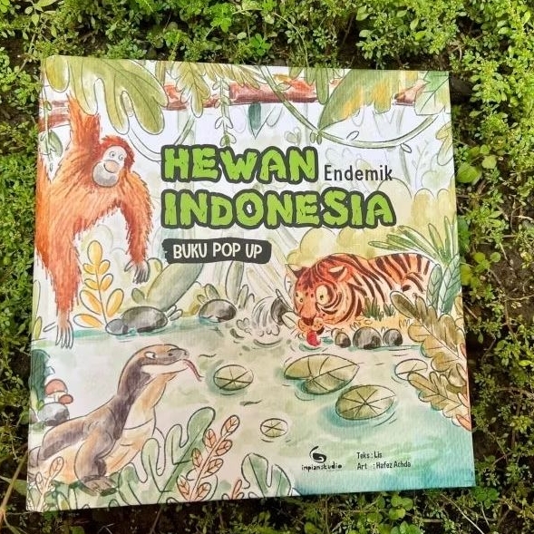 Jual Buku Pop Up Book Hewan Endemik Indonesia Impian Studio Buku Timbul Anak POP UP Book Animal ...