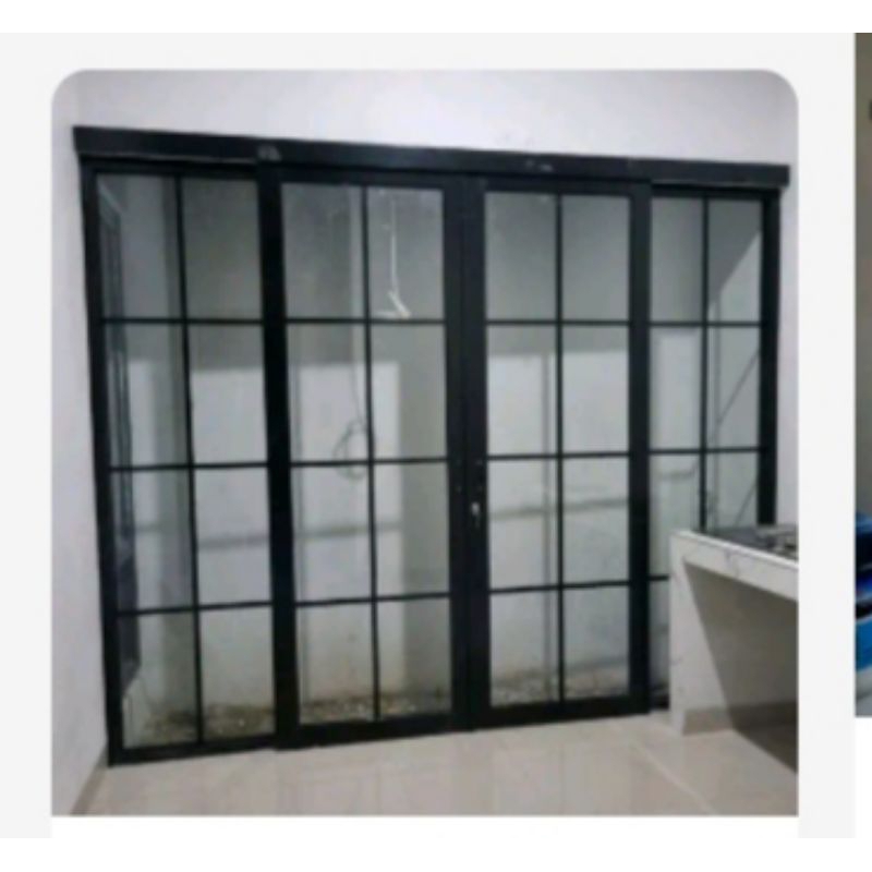 Jual pintu kaca aluminiun ukuran 250x200 | Shopee Indonesia