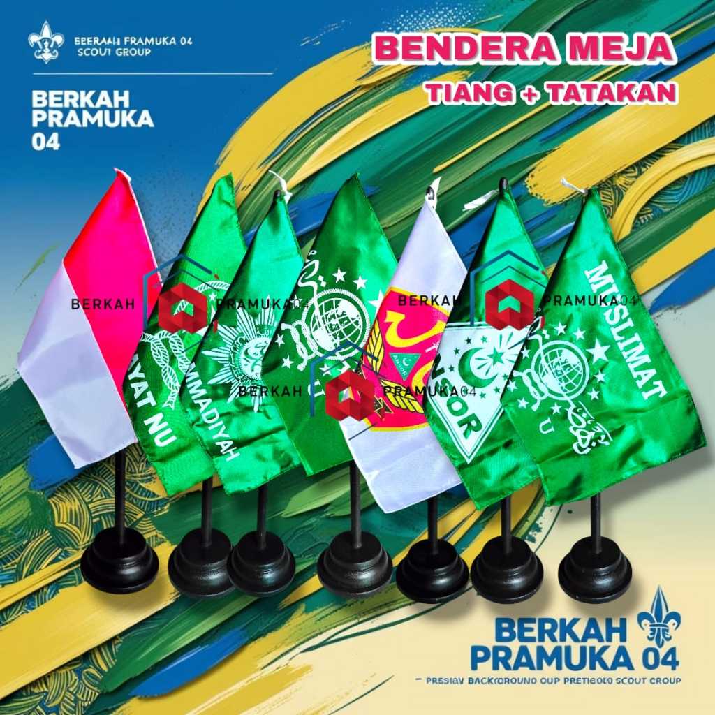 Jual Bendera meja indonesia + tiang | Shopee Indonesia