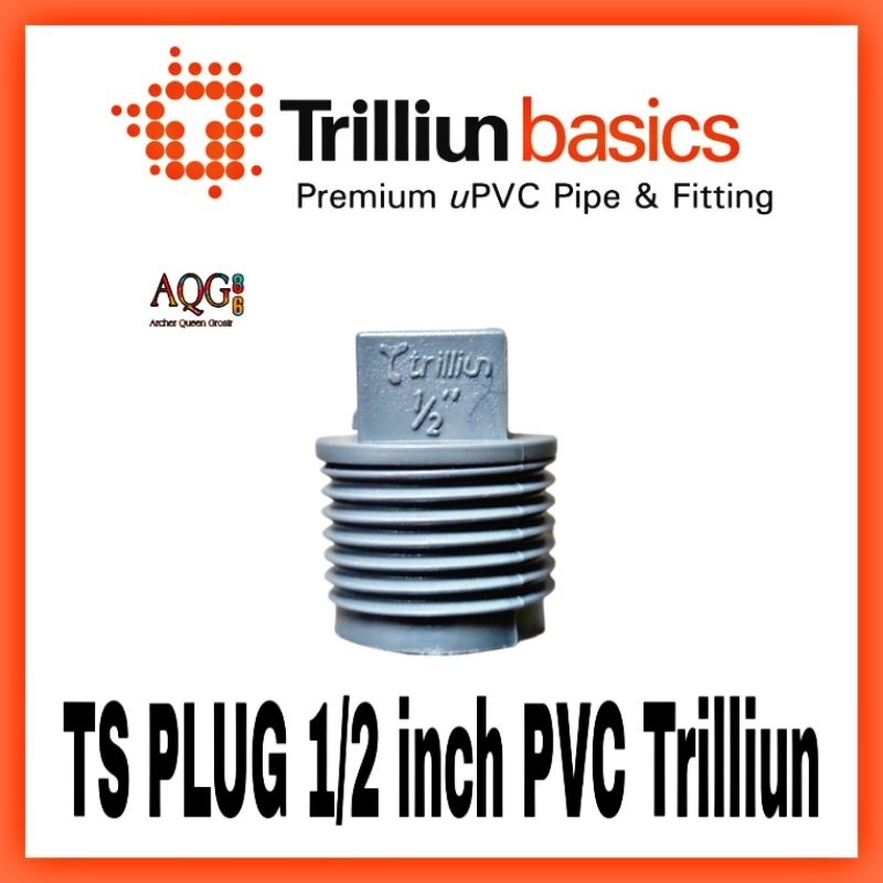 Jual PLUG PVC 1/2 INCH TRILLIUN BASICS - PENUTUP DRAT PIPA AIR PVC 1/2 ...
