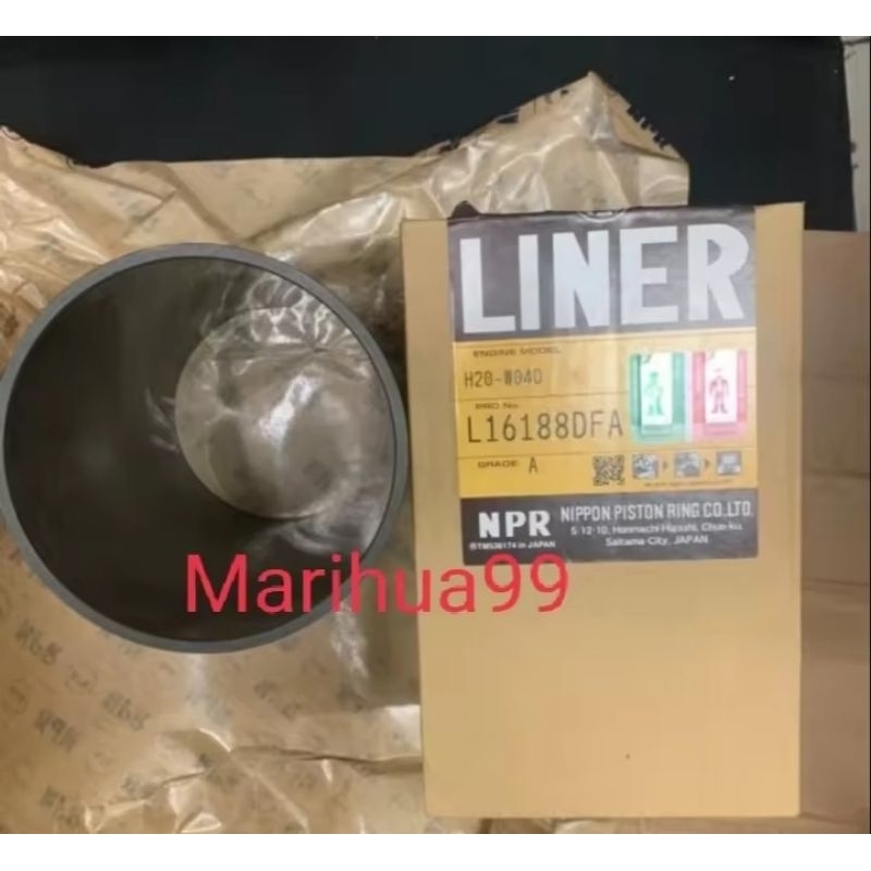 Jual Liner boring toyota hino dutro WO4D 125HT 130HT NPR JAPAN Tipe A ...