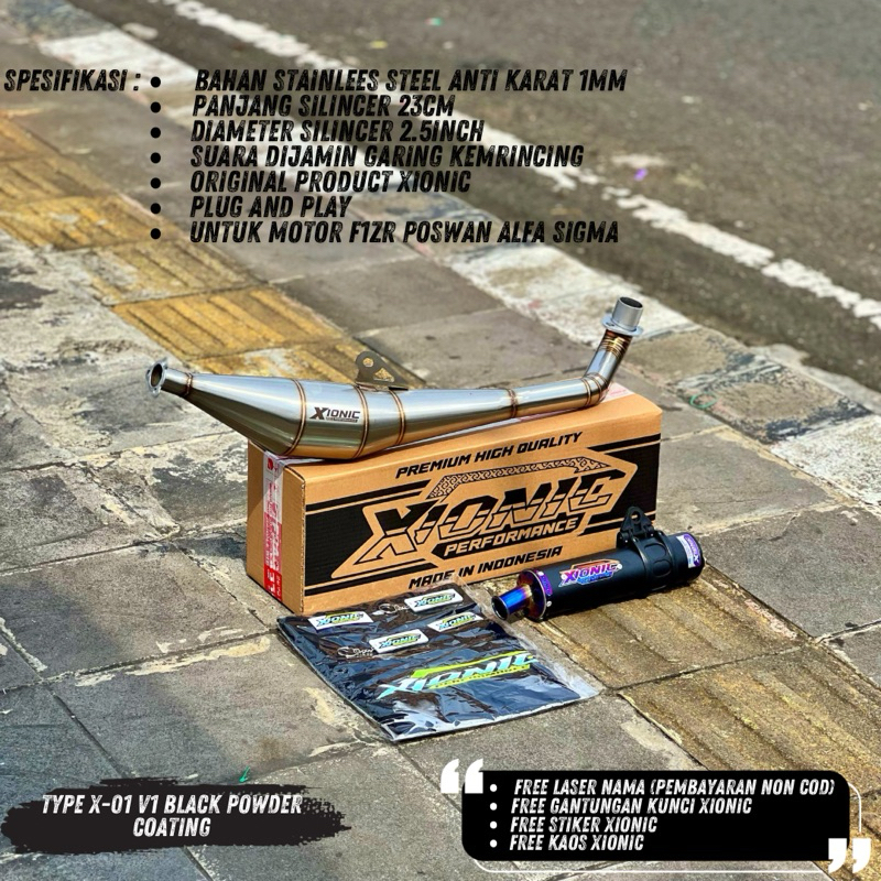 Jual Knalpot FIZ R F1ZR Force1 Poswan Alfa Sigma Xionic Performance ...