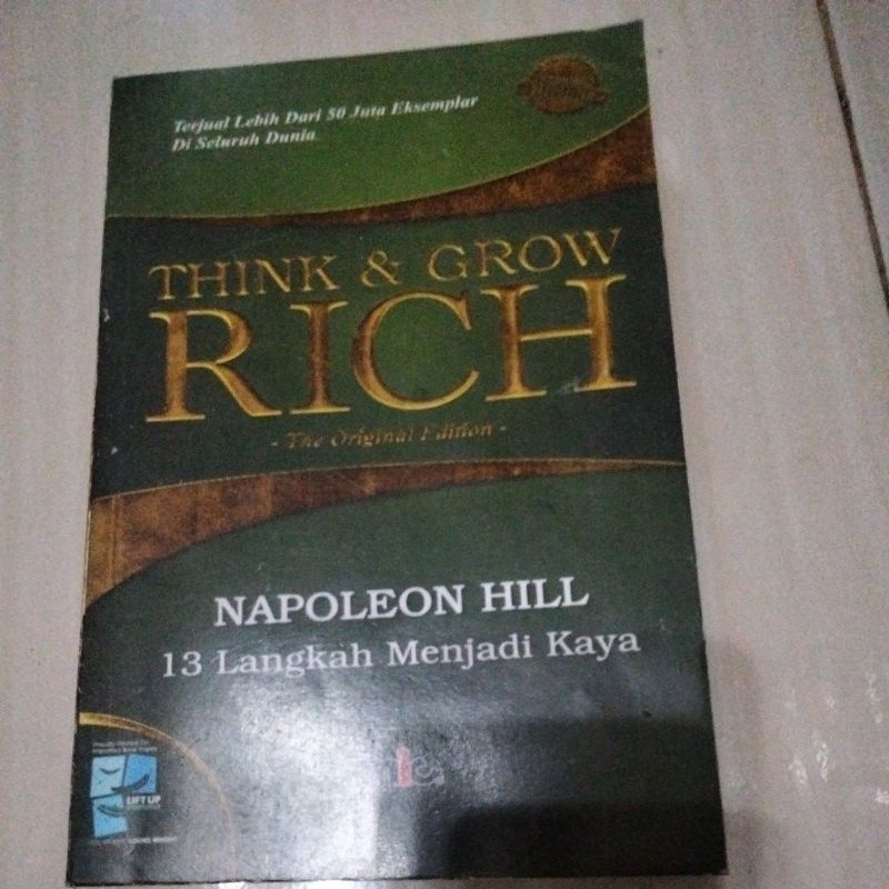 Jual Think dan Grow RICH (13 LANGKAH MENJADI KAYA NAPOLEON HILL ...