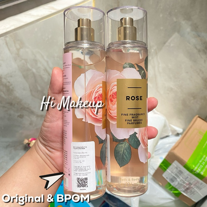 Jual Bath & body works rose body mist fragrance mist | Shopee Indonesia