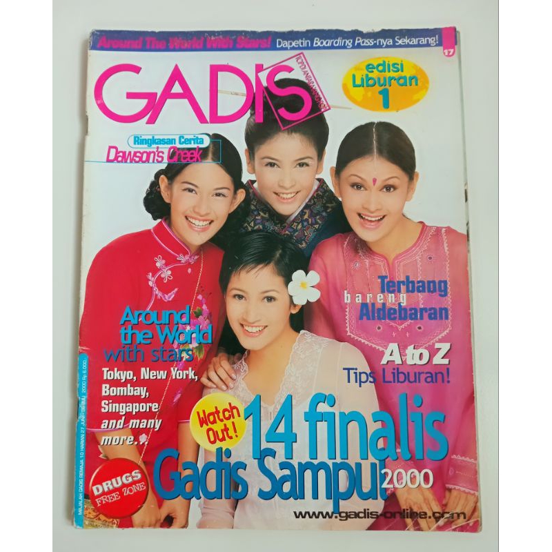 Jual Majalah Gadis Tahun 2000 Cover Dian Sastrowardoyo CS | Shopee Indonesia