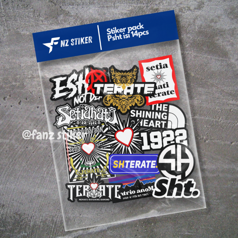 Jual STIKER PSHT TERATE ISI 14pcs - ANTI AIR, STIKER PERGURUAN | STIKER SILAT, HELM, LAPTOP ...