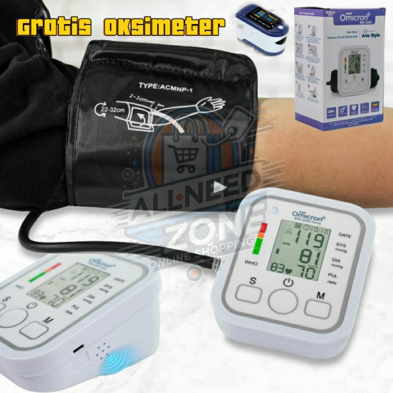 Jual Tensimeter Digital Omicron - Alat cek Tekanan Darah & Denyut Nadi ...