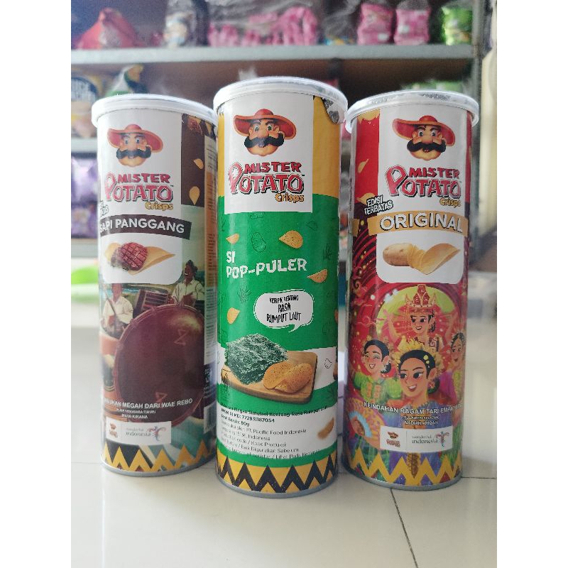 Jual MR POTATO All Varian 80gr mister potato keripik kentang murah promo | Shopee Indonesia