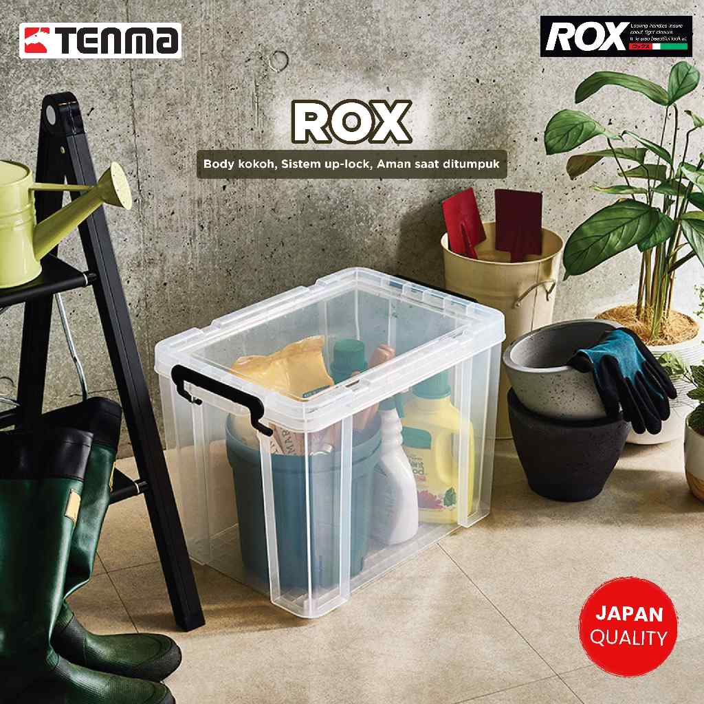 Jual TENMA Container Box Japan Quality Kotak Penyimpanan Storage Box 33L, 46L panjang 53cm ROX ...
