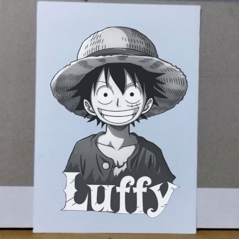 Jual Anima / Gambar Sketsa LUFFY OnePiece (Hitam-putih) | Shopee Indonesia