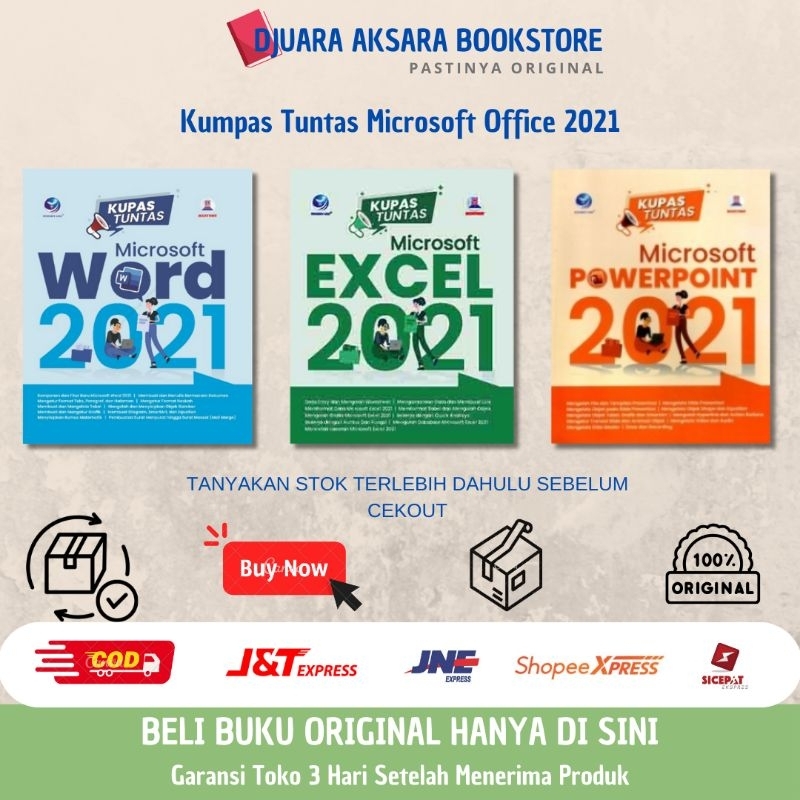 Jual Buku Microsoft Office 2021 - Kumpas Tuntas Microsoft Office 2021 - Buku Original | Shopee ...