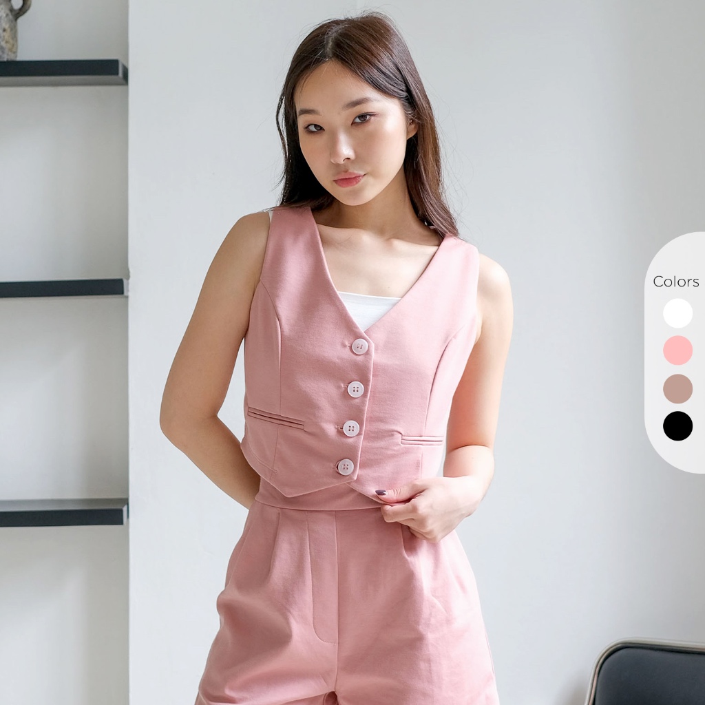 Jual Isla Kelly Vest - Vest Wanita - Vest Wanita Korean Style - Atasan ...
