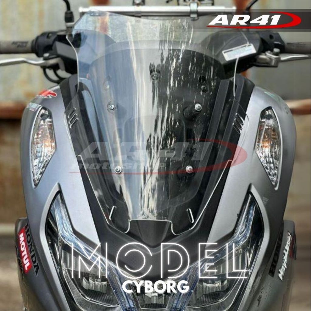 Jual Windshield Lexi Lx 155 New 2024 Model OCITO 4 Cyborg. Visor Lexi ...