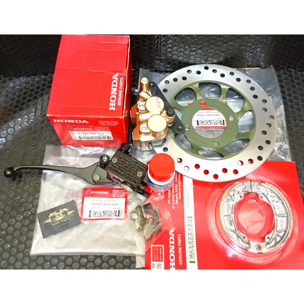 Jual Master Rem Atas Assy Set Kaliper Rem + Cakram Depan Supra X Lama Supra Fit Supra X 125 Revo ...