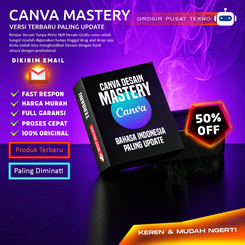 Jual Canva Desain Mastery Versi Terbaru Paling Update : Panduan Lengkap ...