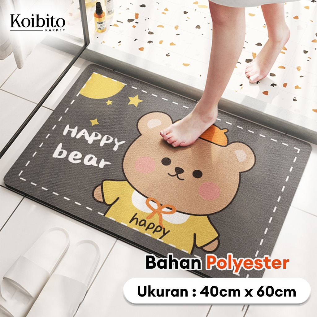 Jual [Koibito] Keset Lantai/Keset Kaki Motif Lucu Kekinian 2025 Anti ...