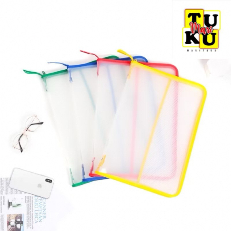 Jual Map zipper plastik bag F4 polio | Shopee Indonesia