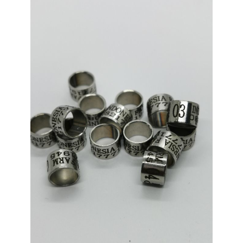 Jual RING BURUNG | BAJA LASER | MERPATI | CUSTOM CETAK NAMA | MERPATI ...