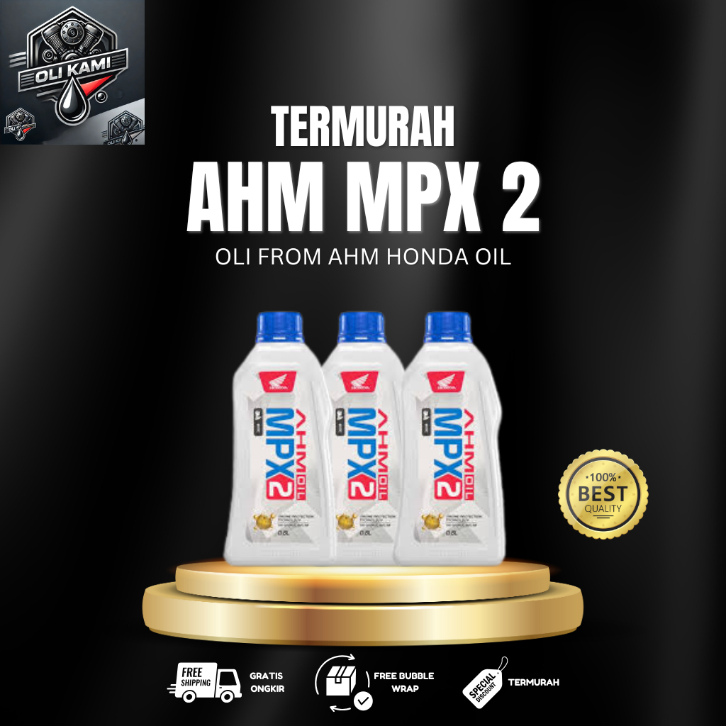 Jual Oli MPX 2 Matic AHM 0.8 L Oli Mesin Honda Matic (800ml) | Shopee ...