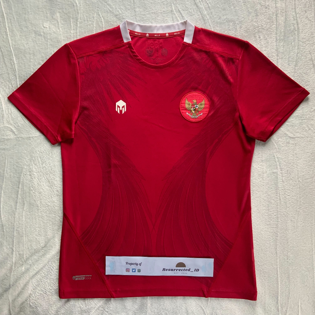 Jual Jersey Bola Original Mills Timnas Indonesia Home 2020/2022 Replica ...