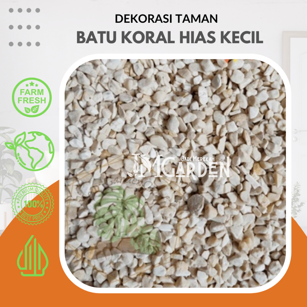 Jual [JMGarden] Batu Koral Hias Kecil 10Kg | Shopee Indonesia