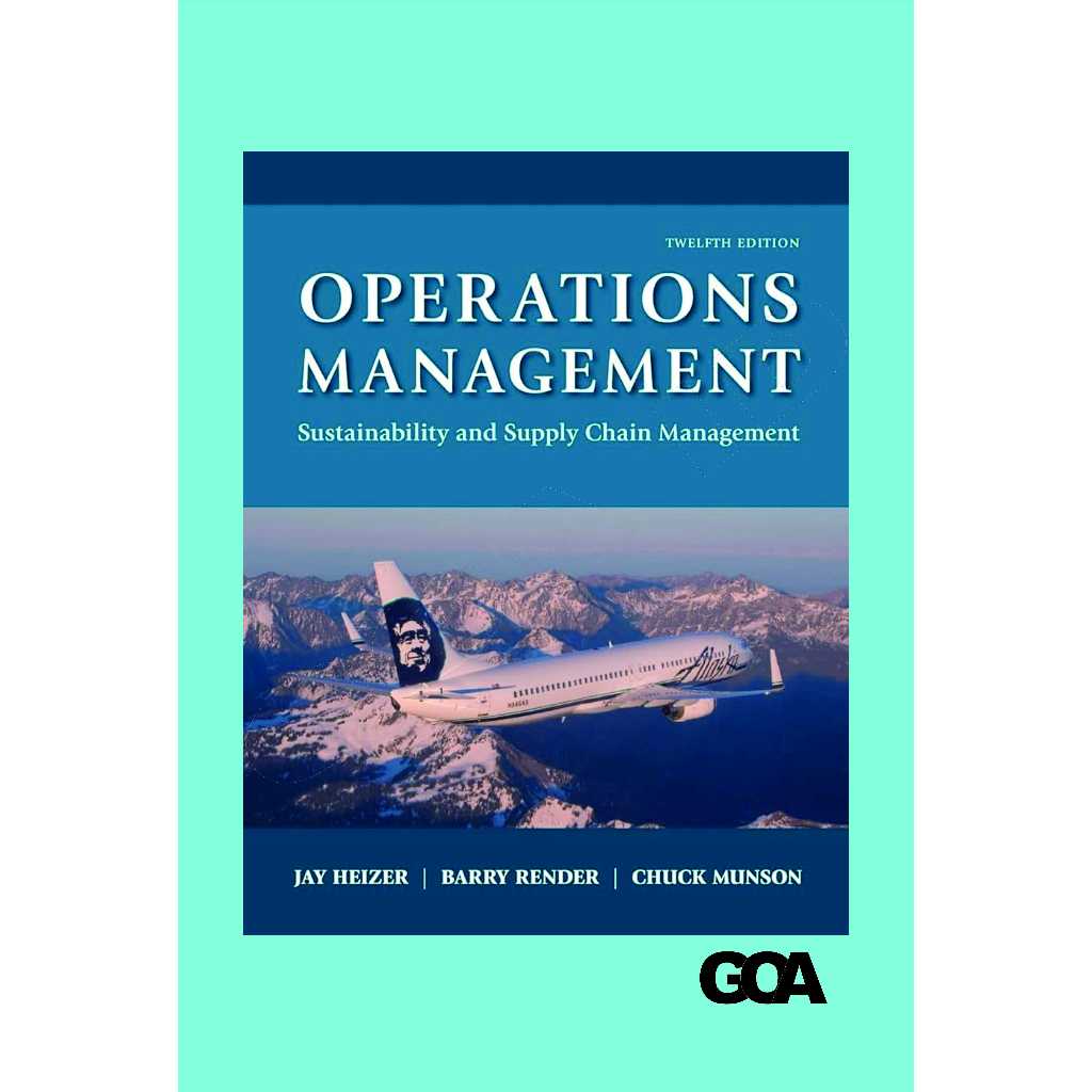 Jual Operations Management: Sustainability and Supply Chain Management ...