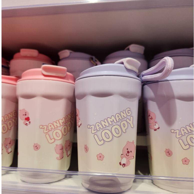 Jual Miniso x ZANMANG Loopy Collection Tumblr with Strap 360ML gelas ...