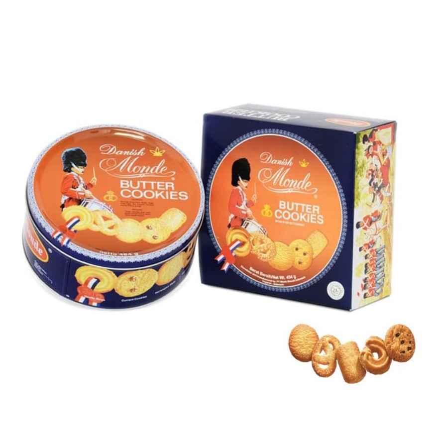 Jual monde butter cookies 454gr & 950gr | Shopee Indonesia