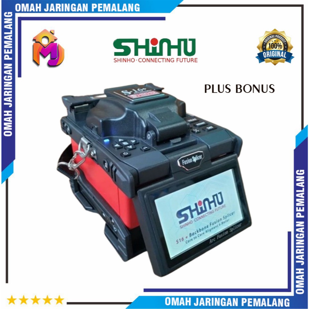 Jual (PROMO) Splicer Shinhu S-16+ 6 Motor Spek Backbone 48 Core Lebih ...