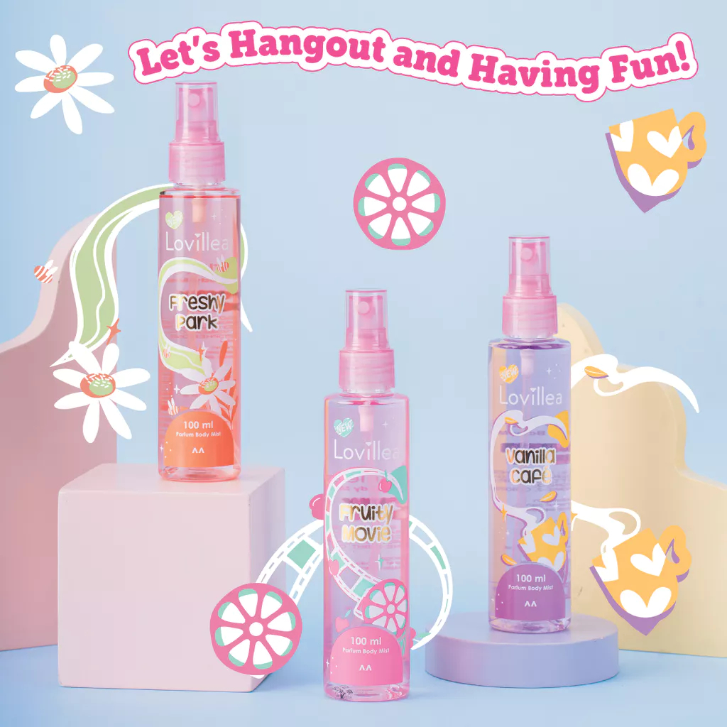 Jual LOVILLEA PARFUM BODY MIST 100 ML | Shopee Indonesia