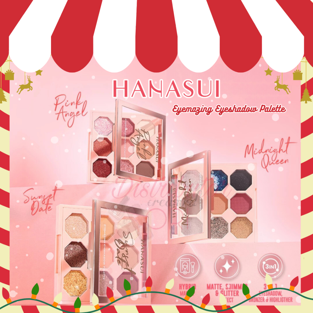 Jual Hanasui Eyemazing Eyeshadow Palette Series | Original | bpom ...