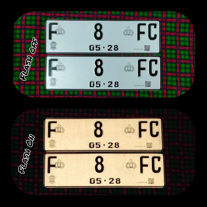 Jual Reflektif Barcode QR Mobil font terbaru warna putih sepasang ...
