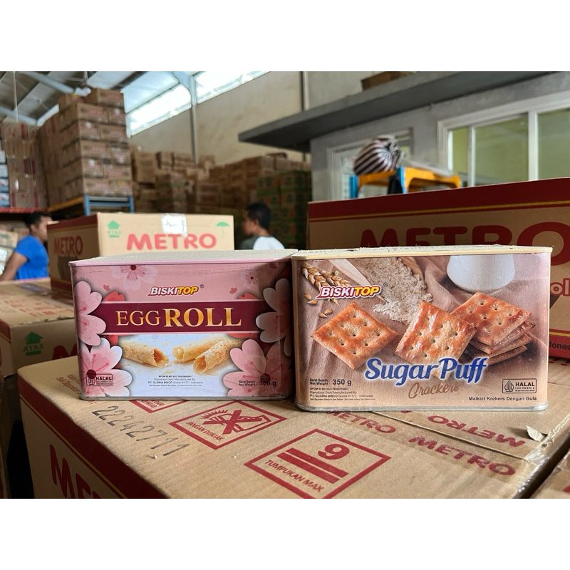 Jual BISKITOP Sugar Puff & BISKITOP Egg Roll | Shopee Indonesia