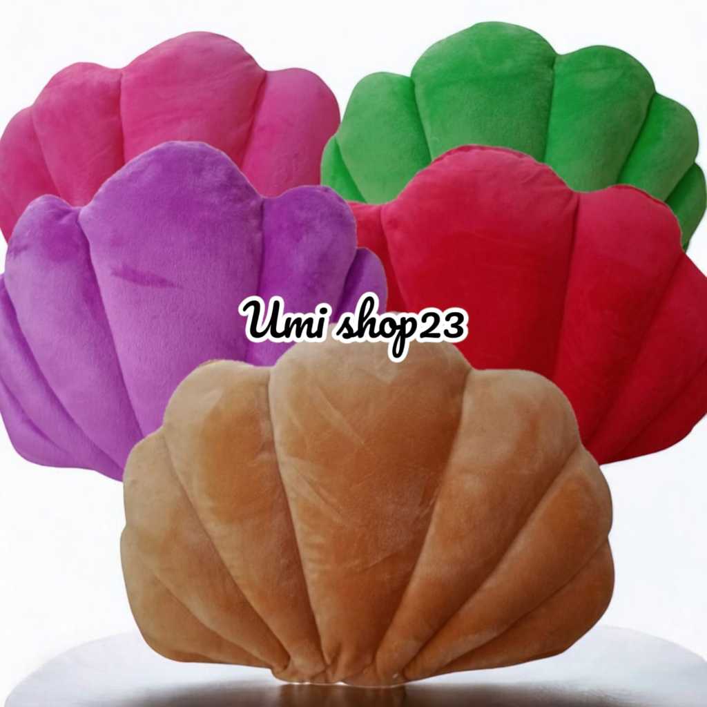 Jual Bantal sofa bentuk kerang unik cantik lembut halus | Shopee Indonesia