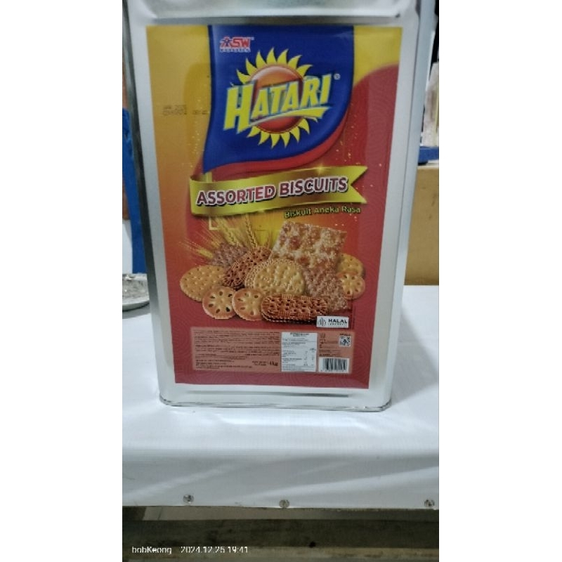 Jual Biscuit Hatari Assorted (Roti Kaleng) | Shopee Indonesia