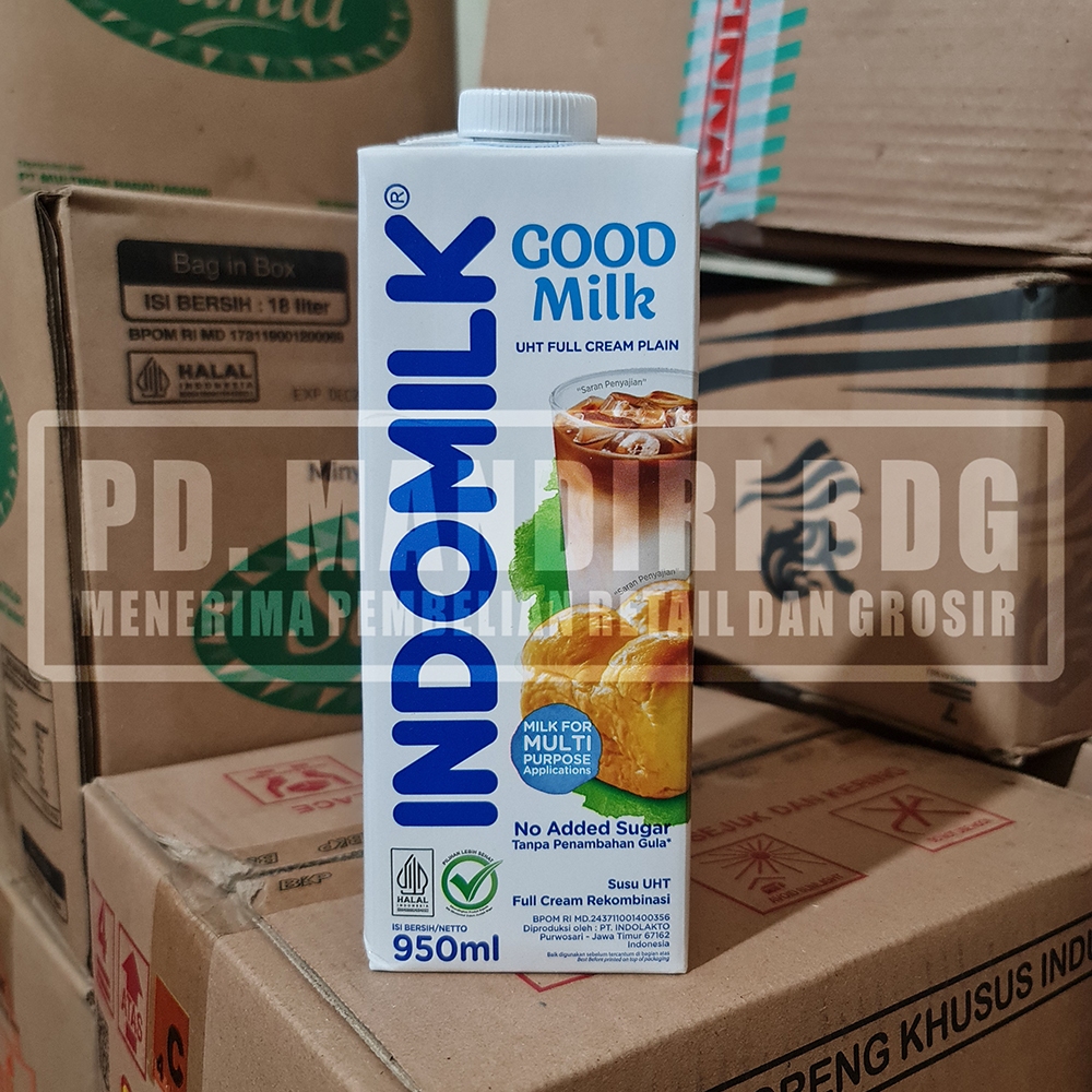 Jual INDOMILK UHT GOOD MILK 950 ML | Shopee Indonesia