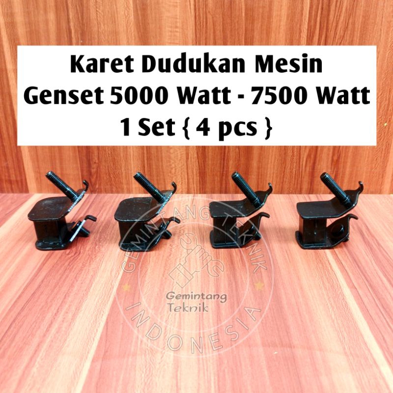 Jual Engine Mounting Genset 5000 Watt - 7500 Watt 1 Set ( 4 pcs ...