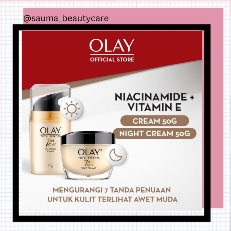 Jual olay total effects 7 in 1 - olay day night cream - olay anti aging ...