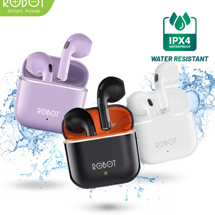 Jual Robot TWS Wireless Earphone Airbuds New T5S ginal BT 53 True Wireless Headset Bluetooth ...