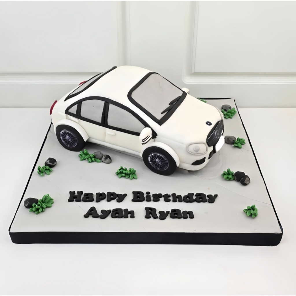 Jual CAKE TEMA MOBIL UK 20X20CM | Shopee Indonesia
